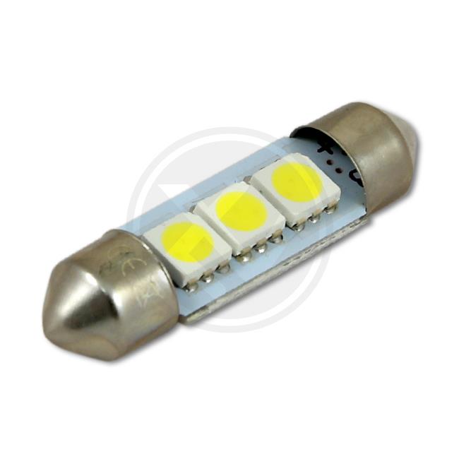 Żarówka Led C5W 36mm 3smd 5050 biała Żarówka Led C5W 36mm 3smd 5050 biała