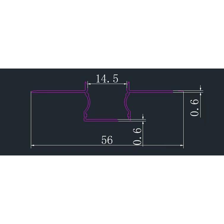 Profil Led Masterled GK 12mm-2 2m anodowany mlecz